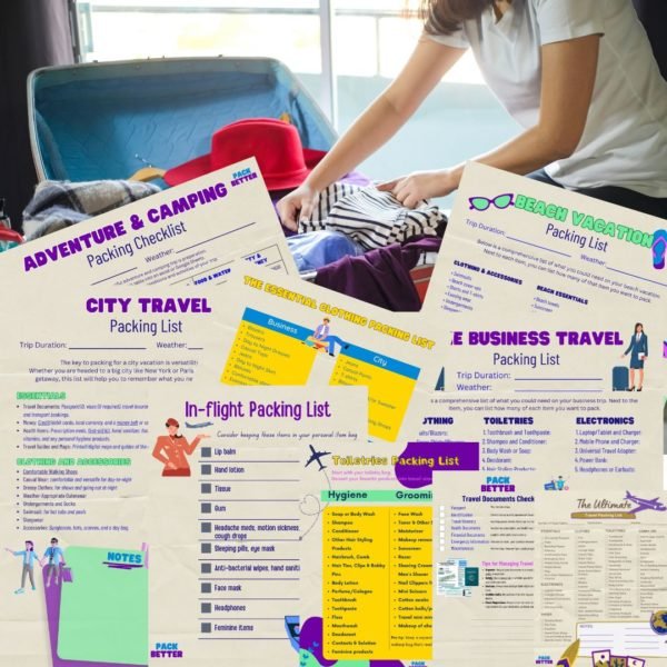 Pack Better's Ultimate Packing Lists - bundle - Pack Better
